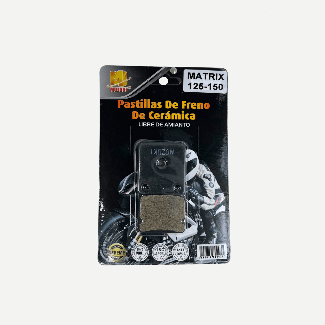 Pastilla MOZUKI Matrix 125- 150 / Bera Sbr 150 Delantera – Mozuki